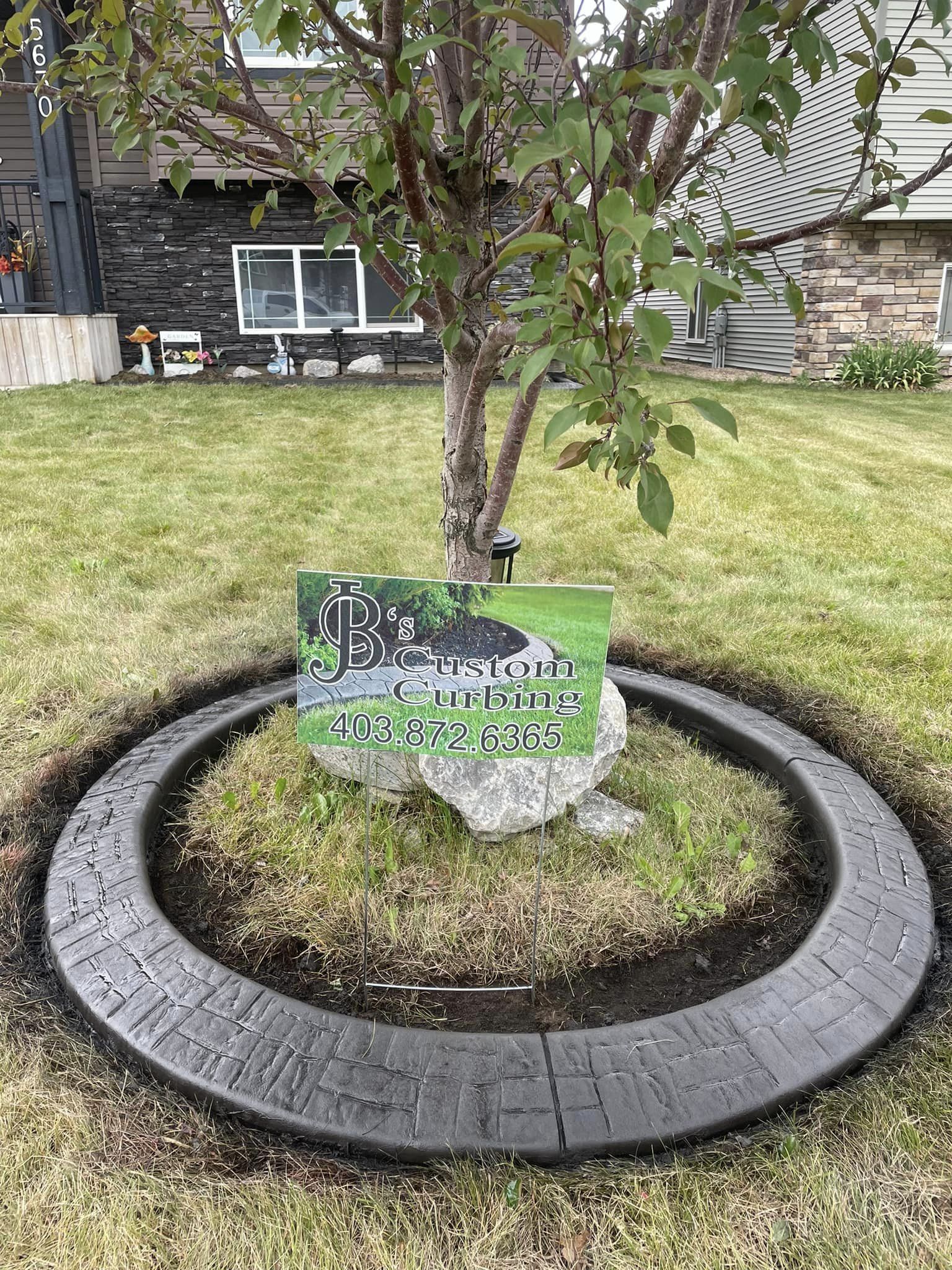 JBs Custom Curbing | Decorative Concrete Curbing | Red Deer